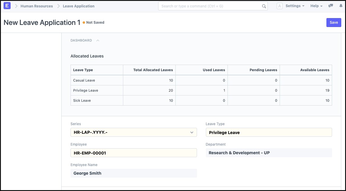 HR Web Page